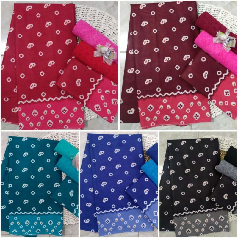 Jual kain jumputan bahan katun prima kain midodareni kain batik ...