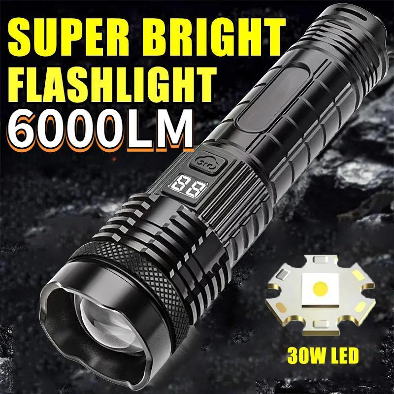 Jual Senter LED Super Terang H007 Zoomable With Laser Senter Tahan Lama ...