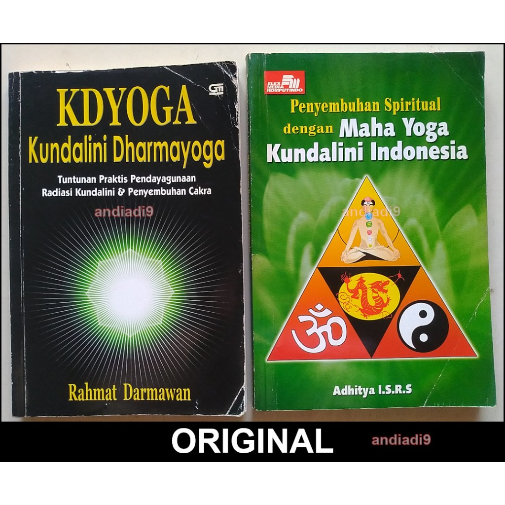 Jual KDYOGA KUNDALINI DHARMAYOGA RAHMAT DARMAWAN PENYEMBUHAN SPIRITUAL ...