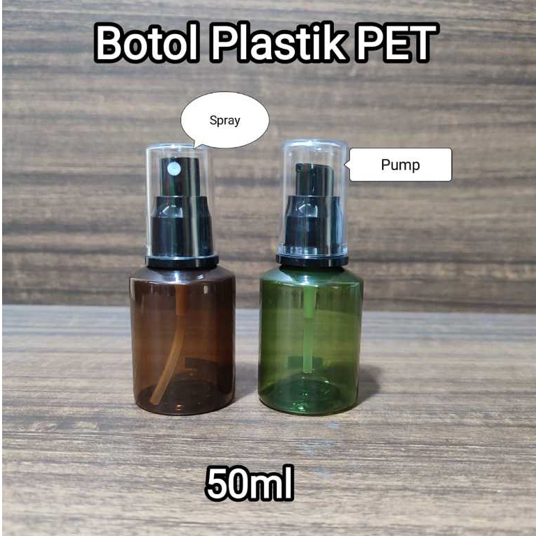 Jual Botol Plastik Pump Botol Plastik Spray Botol Skincare Botol Refill ...