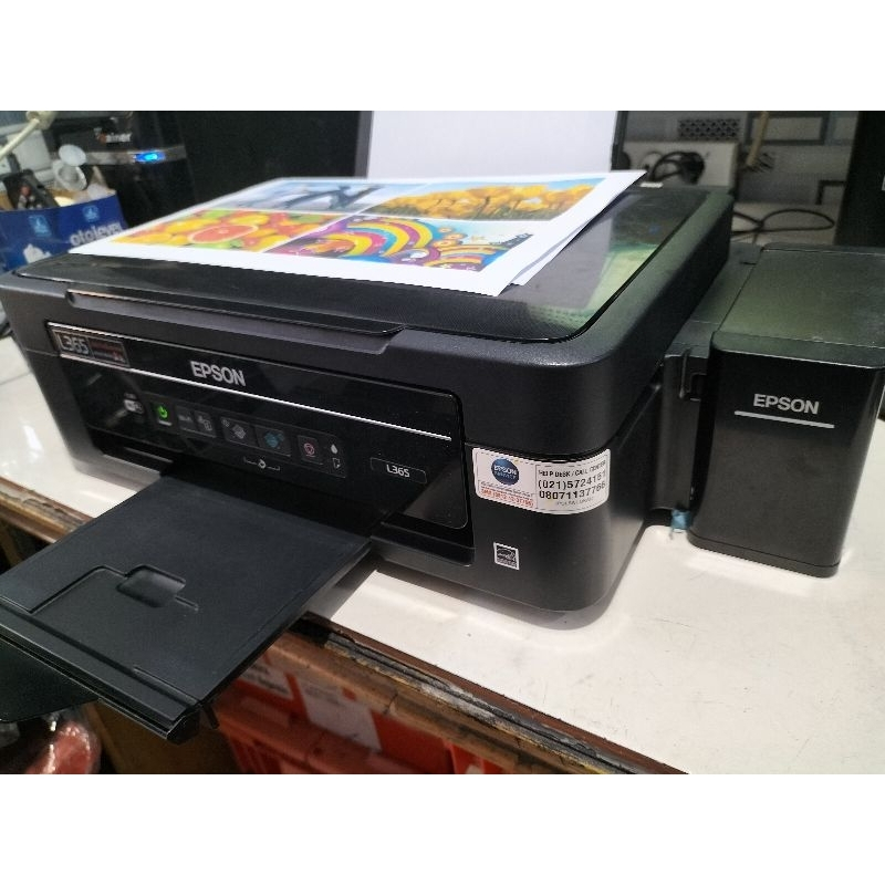 Jual Printer Epson L355 / L365 All In One Print Scan Copy Wifi [Second ...