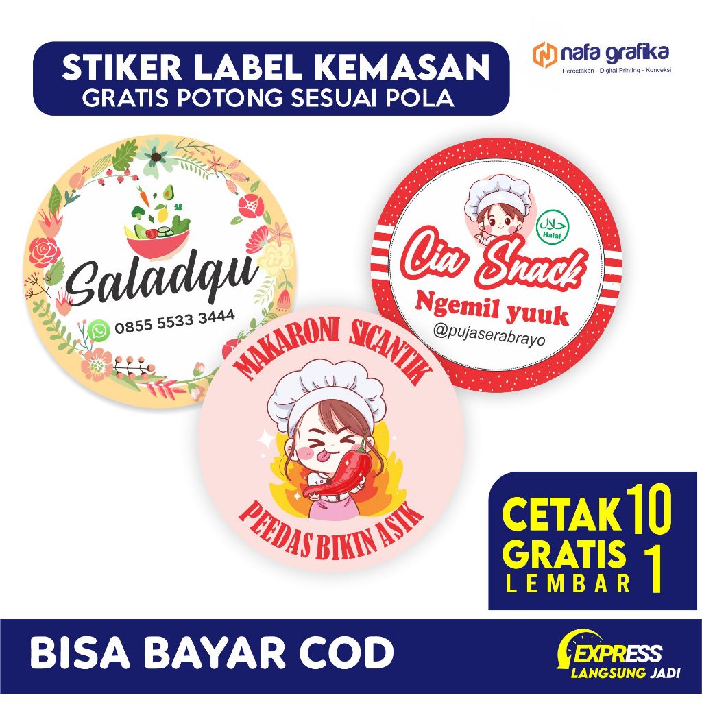 Jual CETAK STIKER | STICKER | SETIKER | STIKER LABEL | STIKER LABEL ...