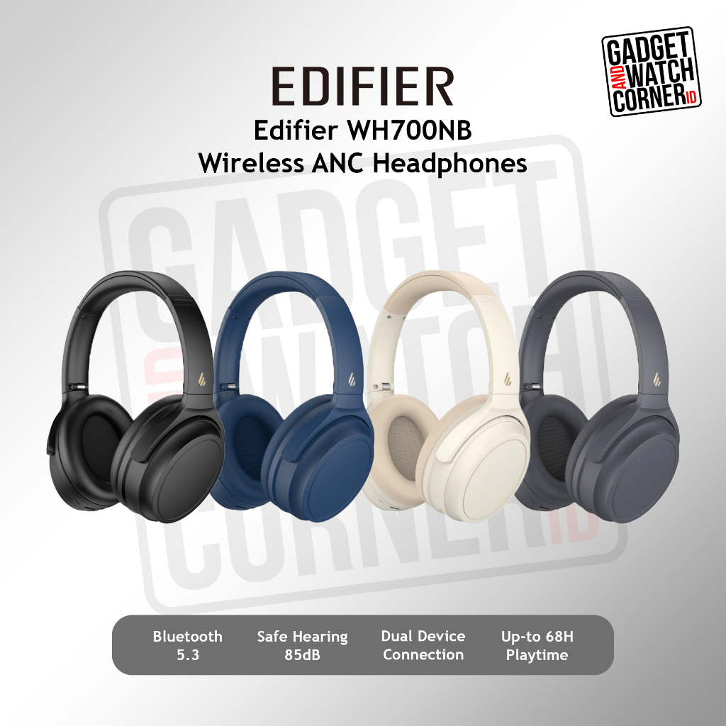 Jual EDIFIER WH700NB Wireless Stereo ANC Over-Ear Foldable Bluetooth ...