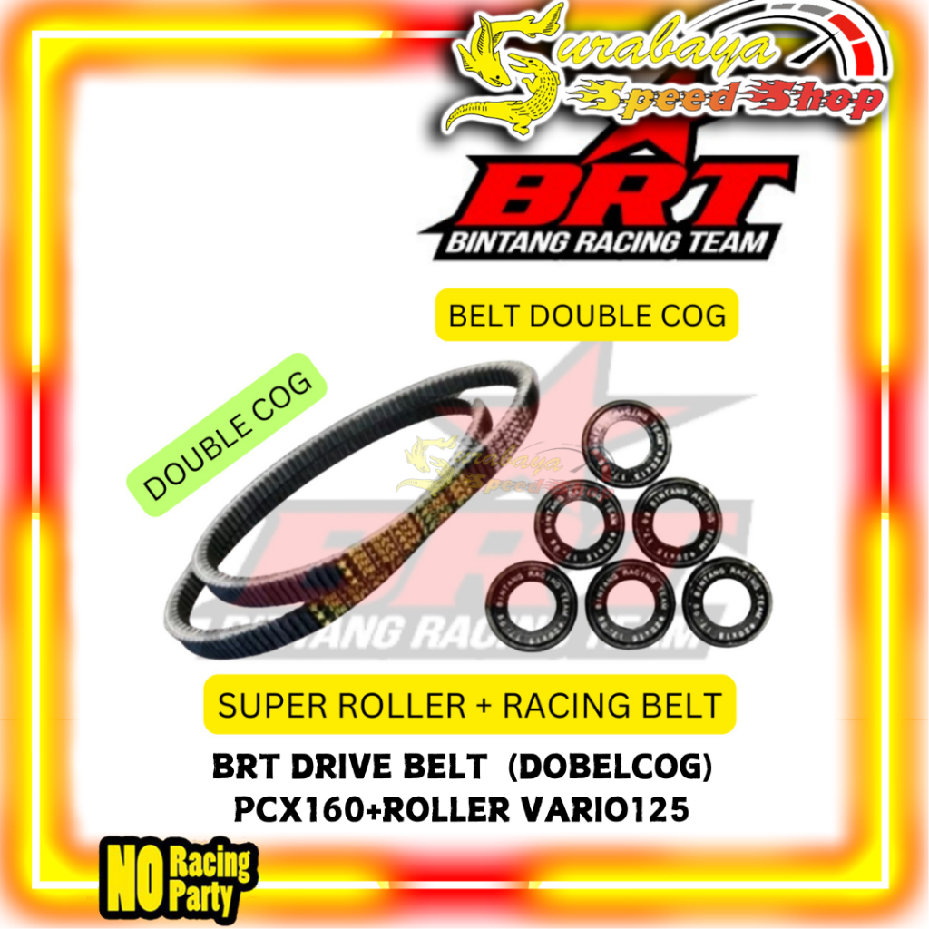 Jual BRT Drive Belt Vanbelt Double Cog PCX160 ADV160 Set Roller ...