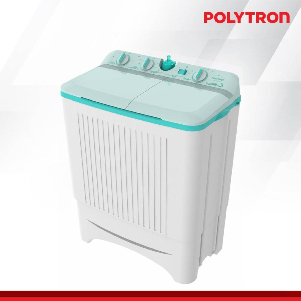 Jual MESIN CUCI POLYTRON PWM 1076 10KG 2 TABUNG PWM1076 10 KG | Shopee ...