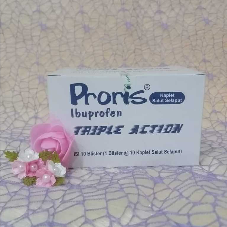 Jual PRORIS IBUPROFEN 200 MG 1 STRIP 10 KAPLET | Shopee Indonesia