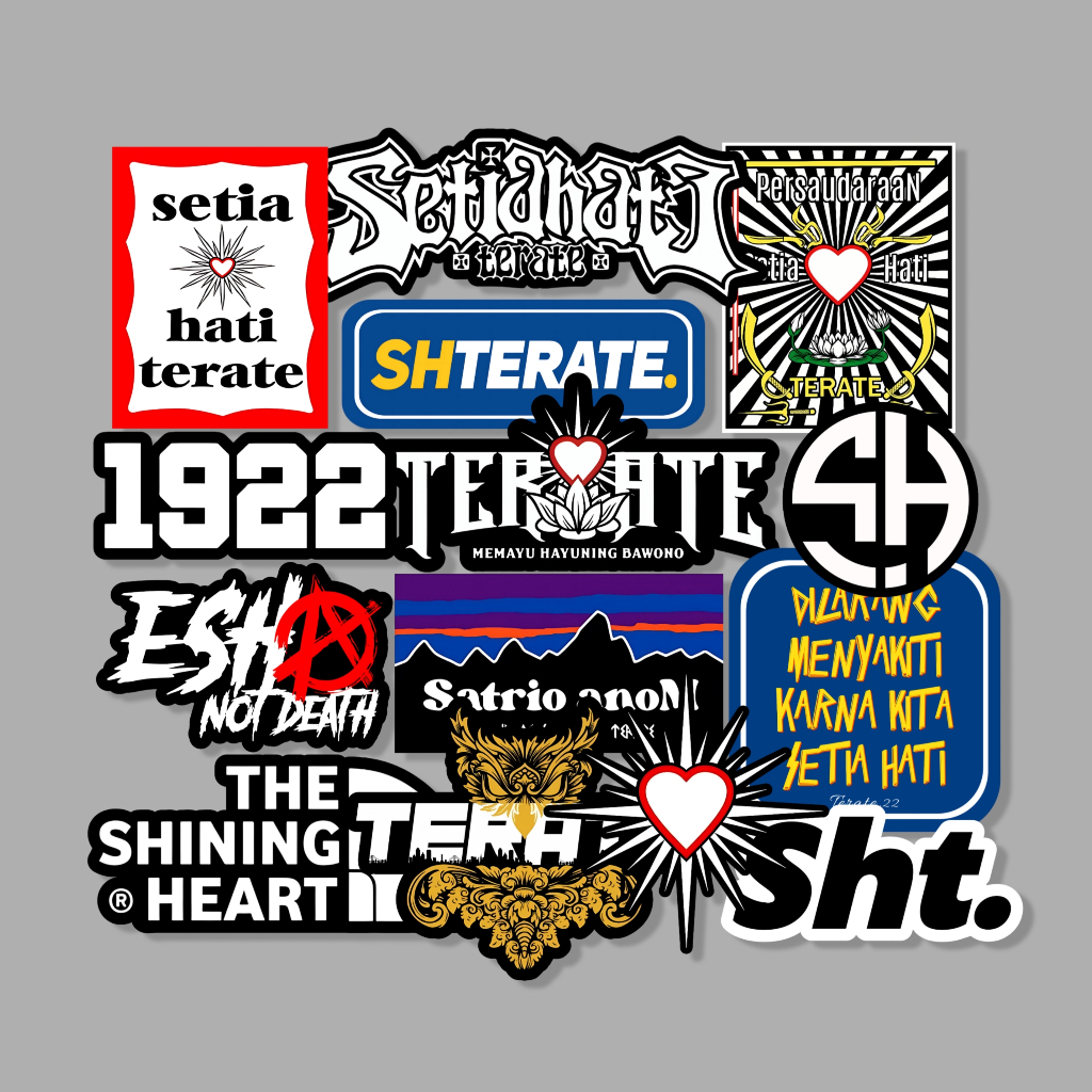 Jual STIKER PSHT TERATE ISI 14pcs - ANTI AIR, STIKER PERGURUAN | STIKER SILAT, HELM, LAPTOP ...