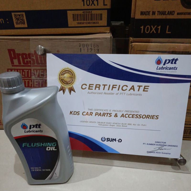 Jual PTT FLUSHING OIL Cairan Pembersih Kerak Mesin Motor Mobil bensin ...