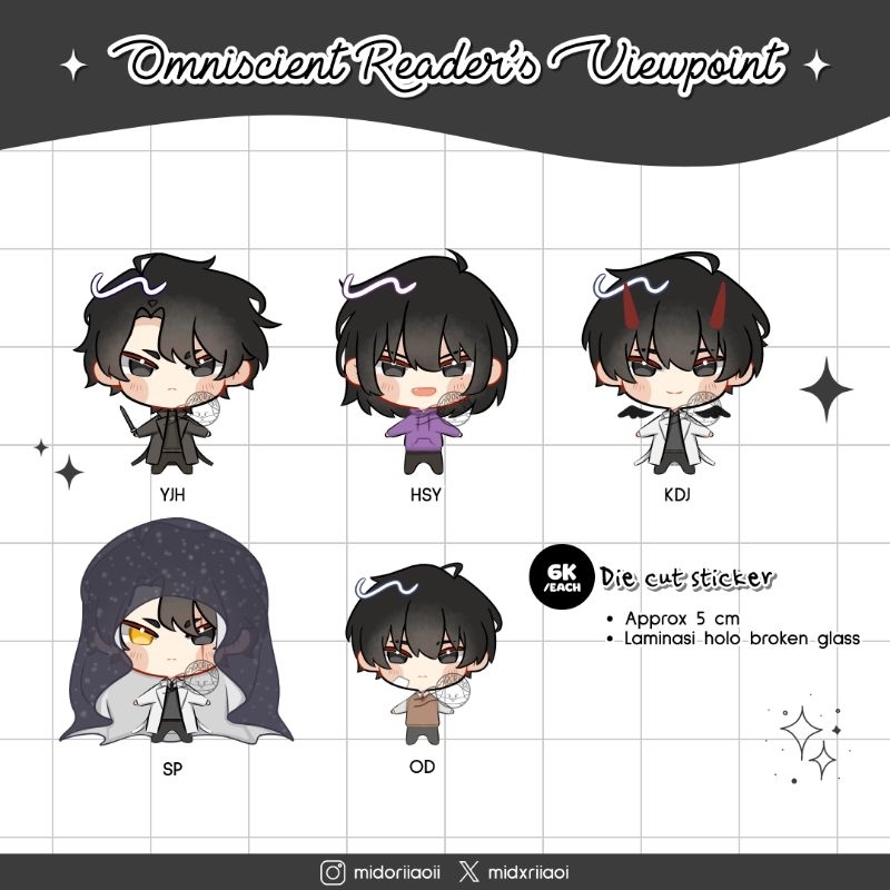 Jual [fanmerch] Omniscient Reader's Viewpoint ORV Mini Pin Die Cut ...