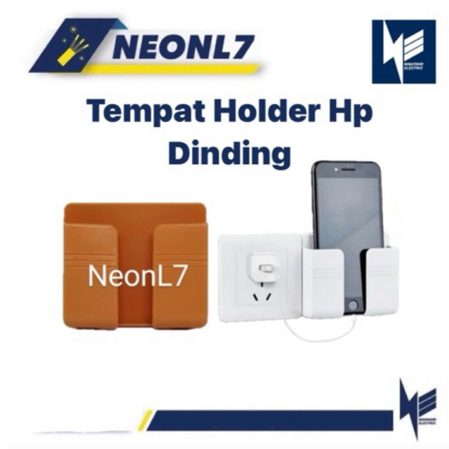 Jual HOLDER HP TEMPAT CAS HP DINDING TEMPAT REMOTE TV / AC | Shopee ...