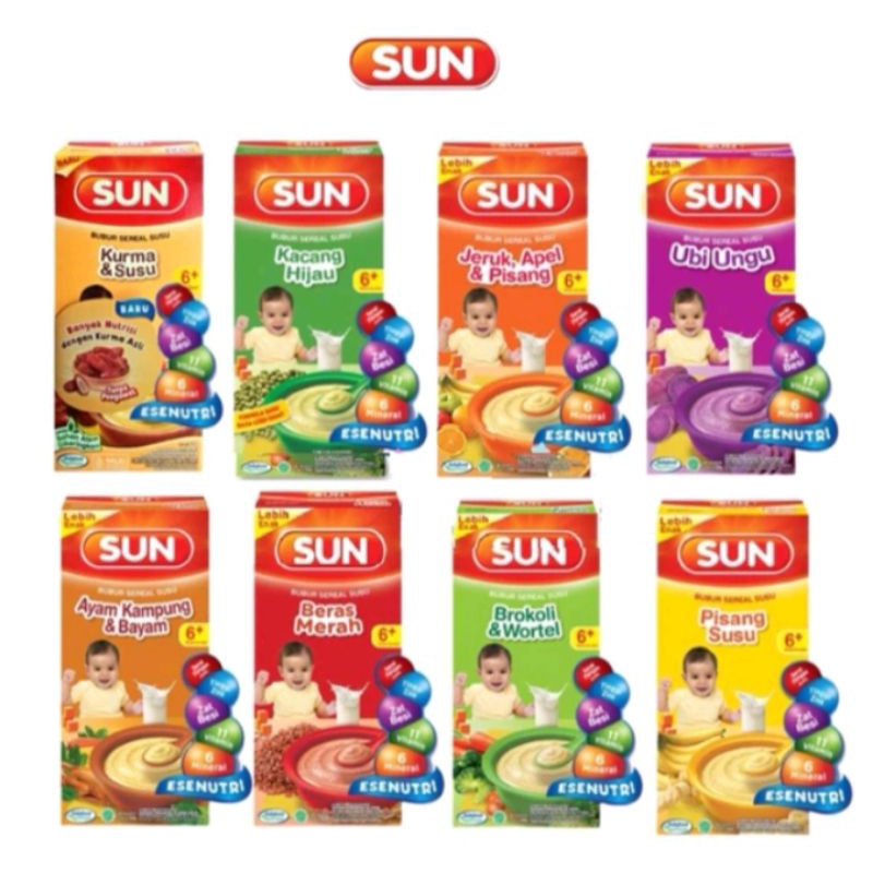 Jual SUN BUBUR SEREAL SUSU 6m+ ( 120g) | Shopee Indonesia