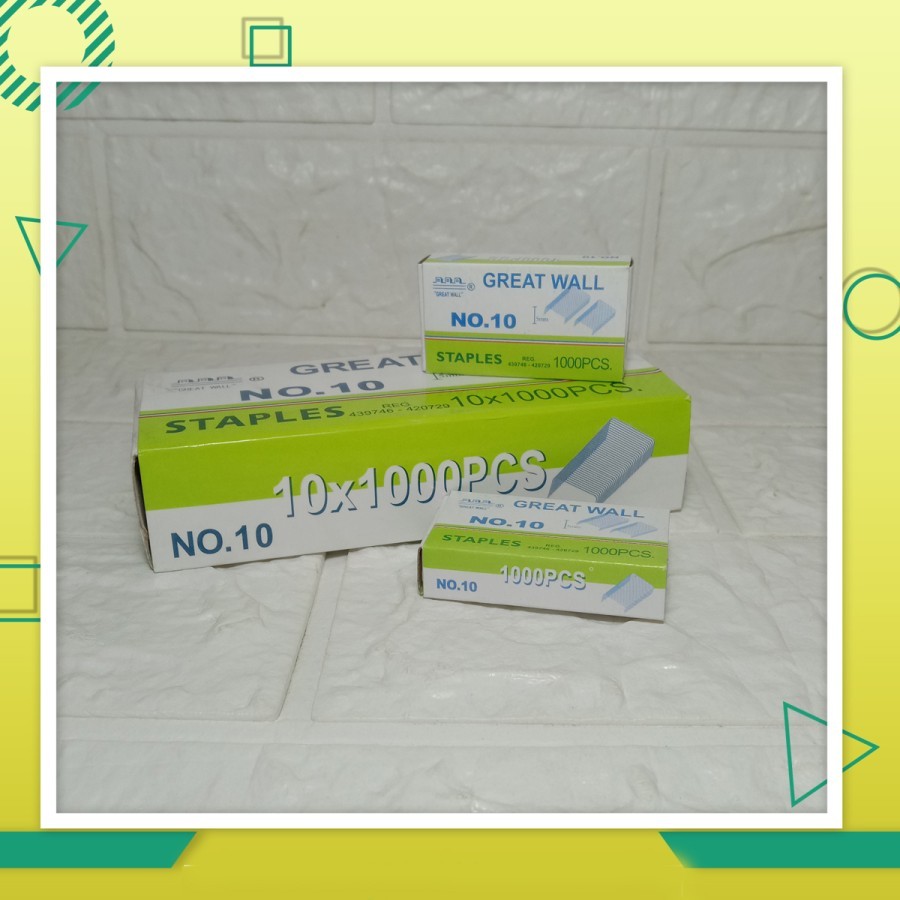 Jual ISI STAPLES NO.10 ( KECIL ) | Shopee Indonesia