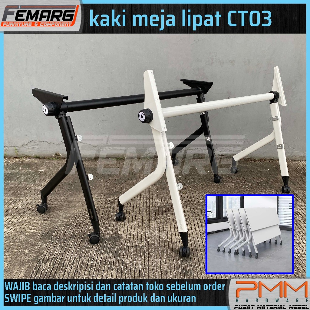 Jual kaki meja lipat CT03 N FEMARG | conference meeting folding table ...