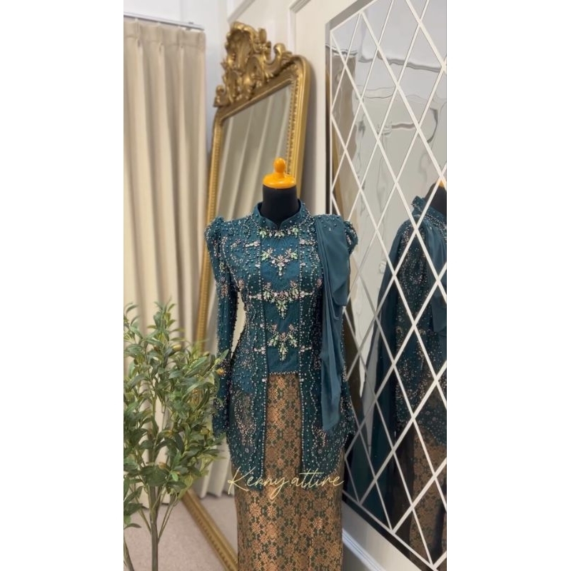Jual Sewa Kebaya Emerald Blue Premium | Shopee Indonesia