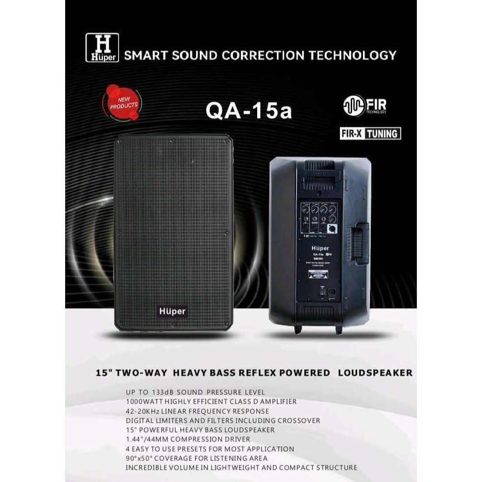 Jual Huper QA15 | Huper QA 15 | Huper QA-15 Speaker Aktif 15 inch Original Huper | Shopee Indonesia