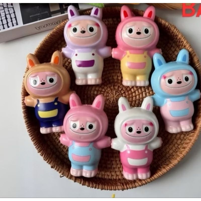 Jual mainan squishy labubu lucu gemes Viral Mainan Squishy Pencet ...