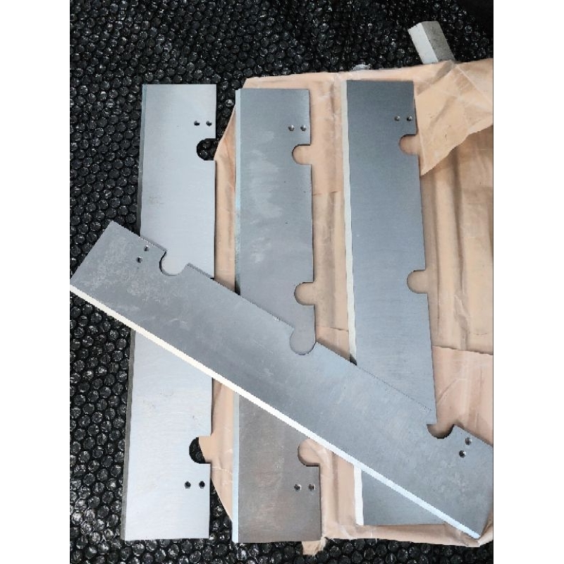 Jual pisau planer serut kayu/triplek baja hss pisau cacah rumput ...