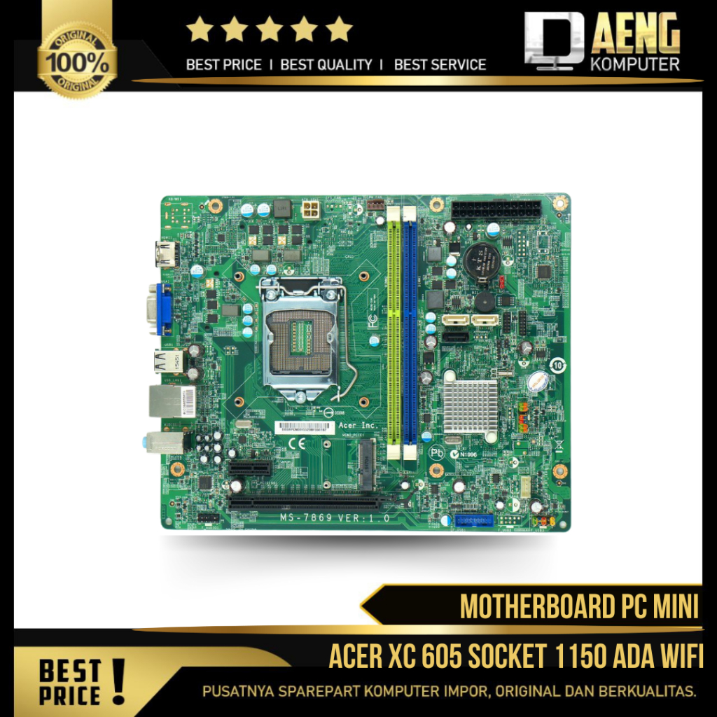 Jual Motherboard Mainboard Mobo PC mini Acer Aspire XC - 605 Socket ...
