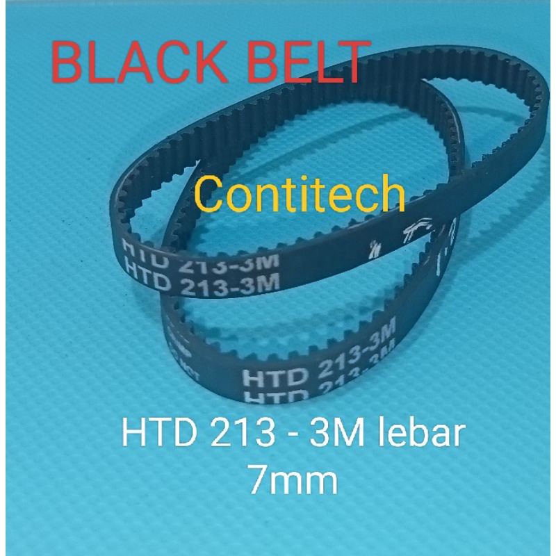 Jual Timing belt HTD 3M 213 lebar 7mm | Shopee Indonesia