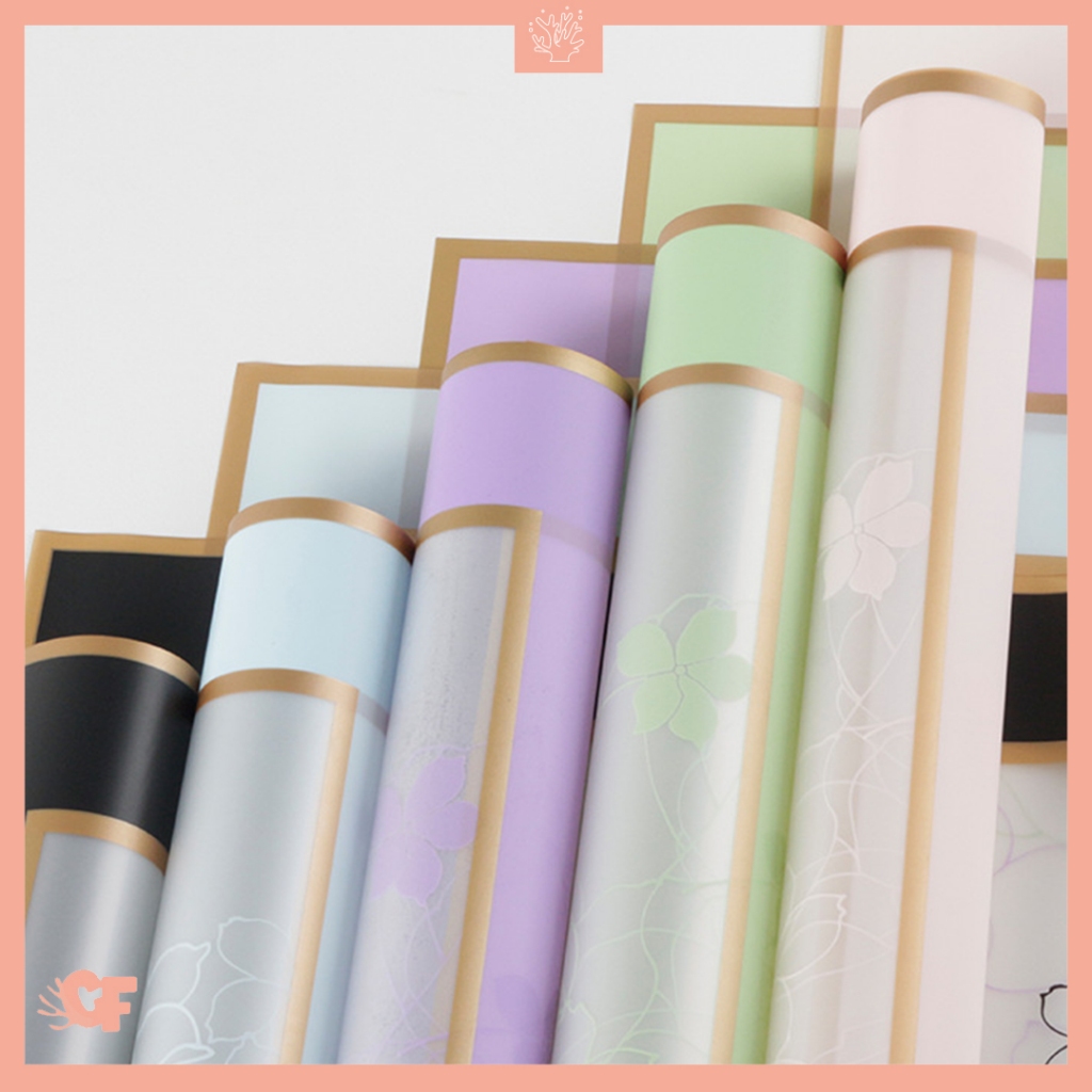 Jual Kertas Buket Bunga Sakura Flower Wrapping Paper Sakura Cellophane ...