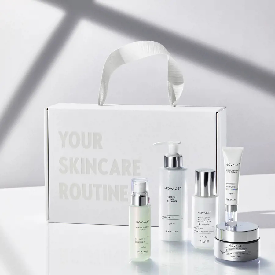 Jual 45595 Novage+ Bright Intense Routine Mixed | Shopee Indonesia