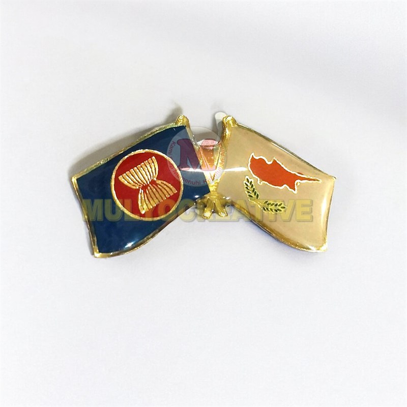 Jual Flag Pin ASEAN Siprus - Pin Bendera Siprus Asena Lapis Fiber ...
