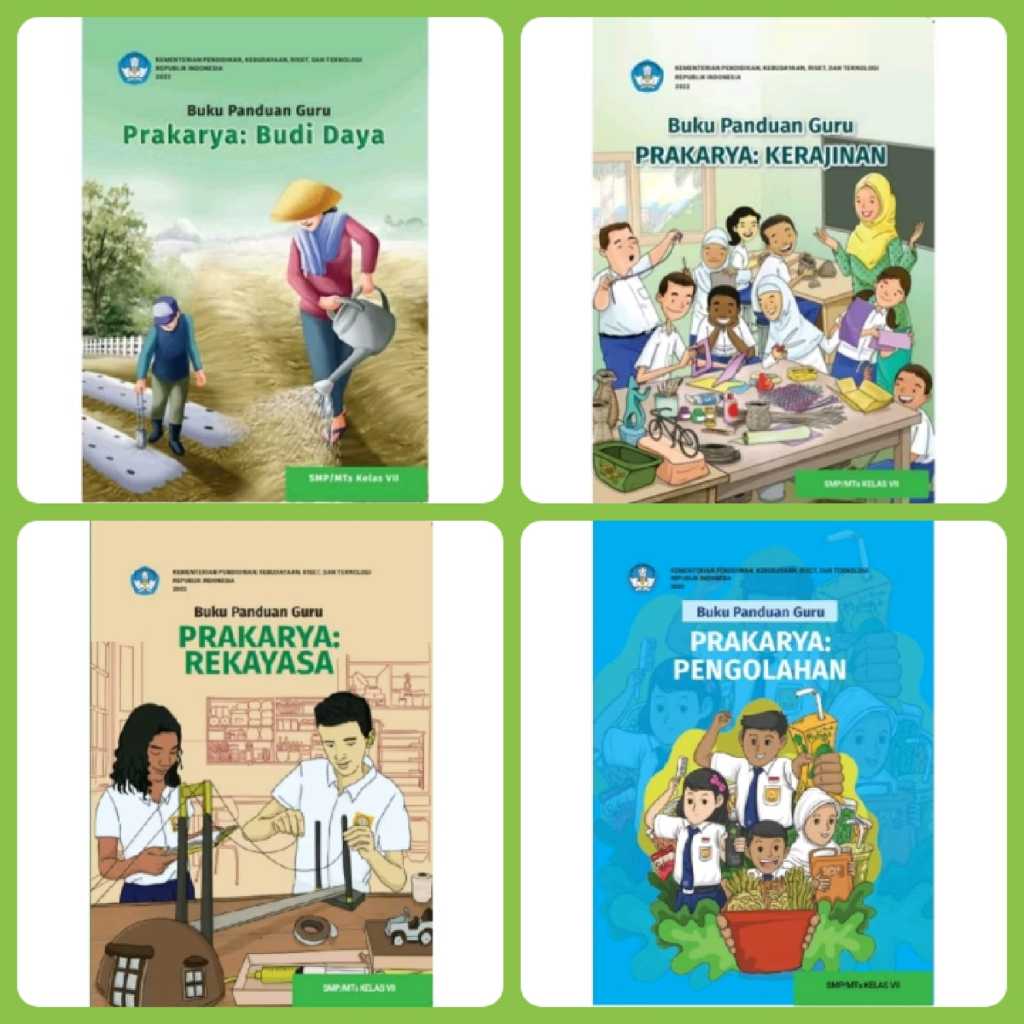 Jual ORI harga satuan buku teks panduan guru prakarya kurikulum merdeka untuk SMP/Mts kelas 7 ...