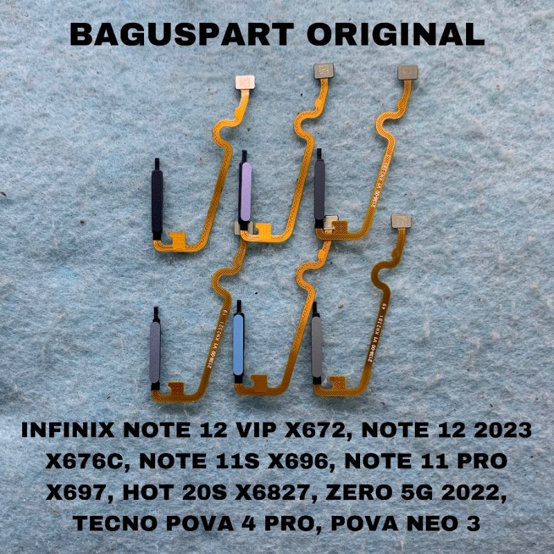 Jual FLEXIBLE FINGERPRINT FINGER SENSOR SIDIK JARI INFINIX NOTE 12 2023 ...