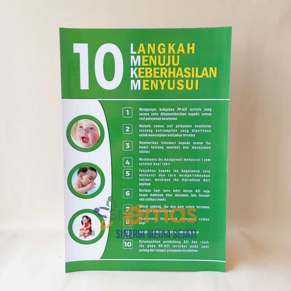 Jual Poster 10 Langkah Menuju Keberhasilan Menyusui | Poster Kebidanan | Shopee Indonesia