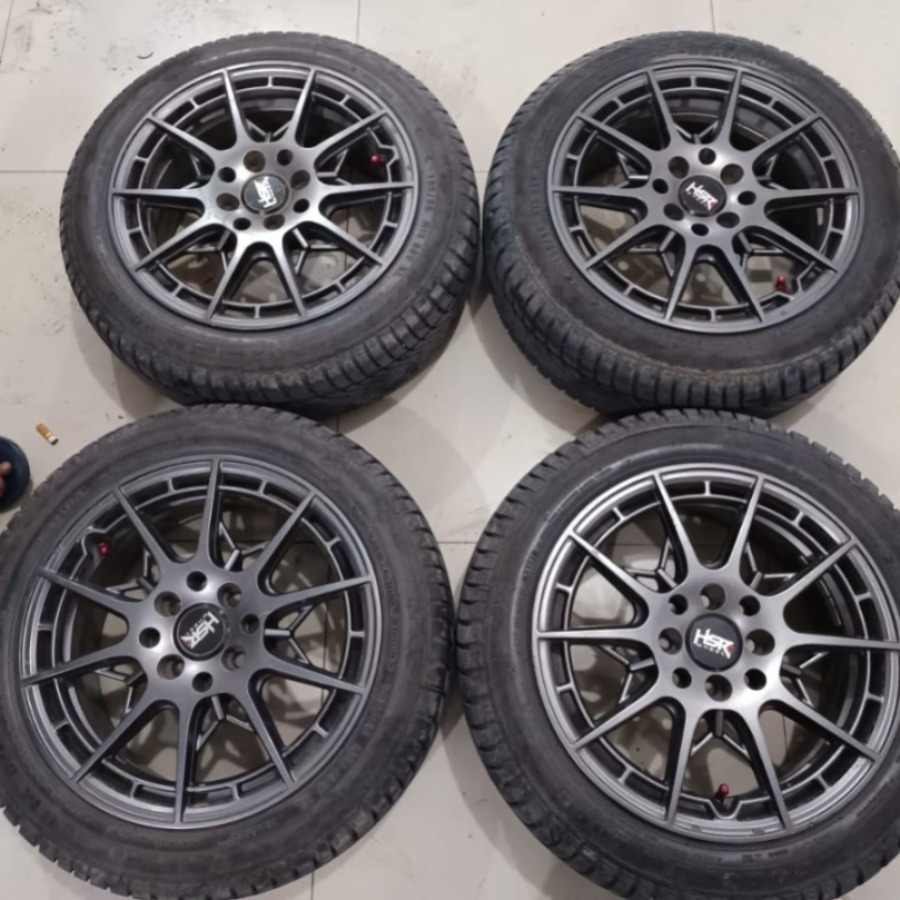 Jual Paketan Velg Mobil Seken Racing HSR CK05 Ring 15 Lebar 6,5 Pcd 8x100/114,3 Plus Ban ...