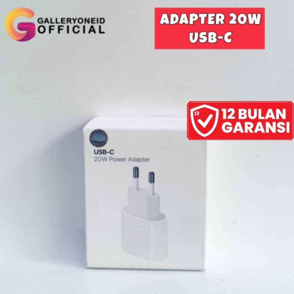 Jual Kepala Charger iPhone 20W Adapter Handphone Type C USB C Fast ...