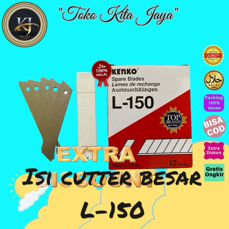 Jual Isi cutter kenko L-150 | Shopee Indonesia