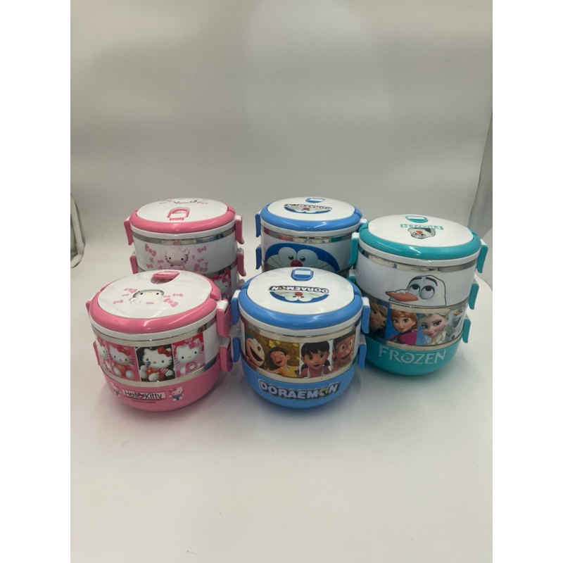 Jual LB200 Rantang 2 susun dan 3 susun/ Tempat Makanan 1400ml-2100ml ...