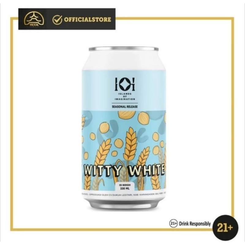 Jual IOI witty white beer Can 330ml | Shopee Indonesia