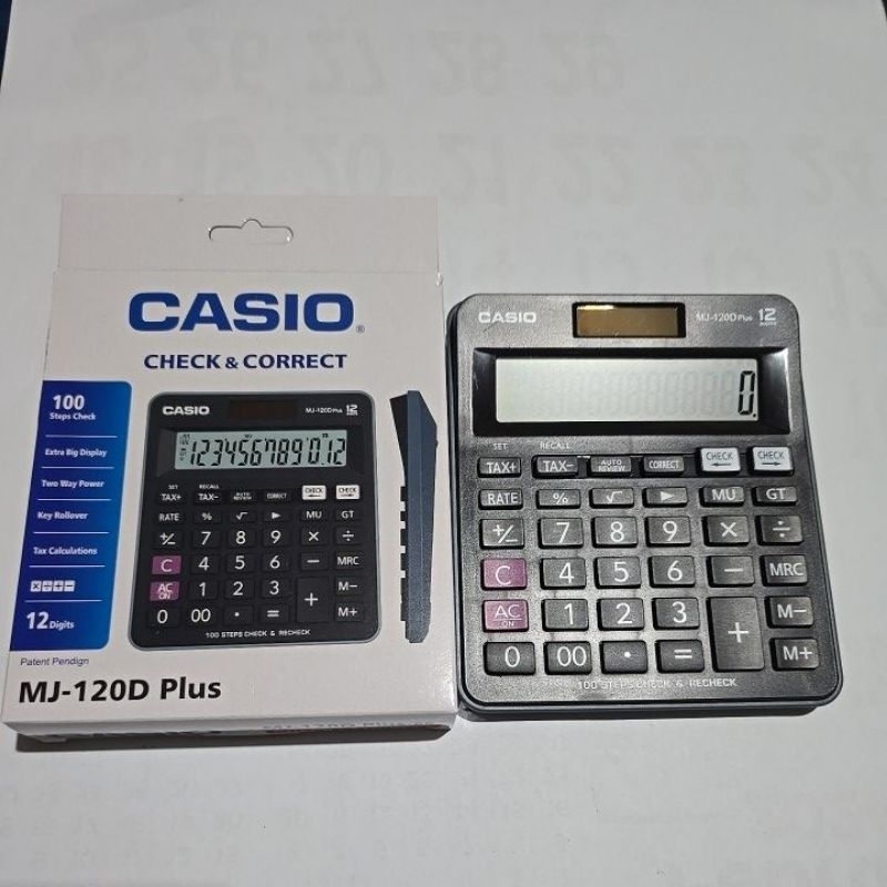 Jual Kalkulator CASIO MJ-120 D Plus 12 Digit | Shopee Indonesia