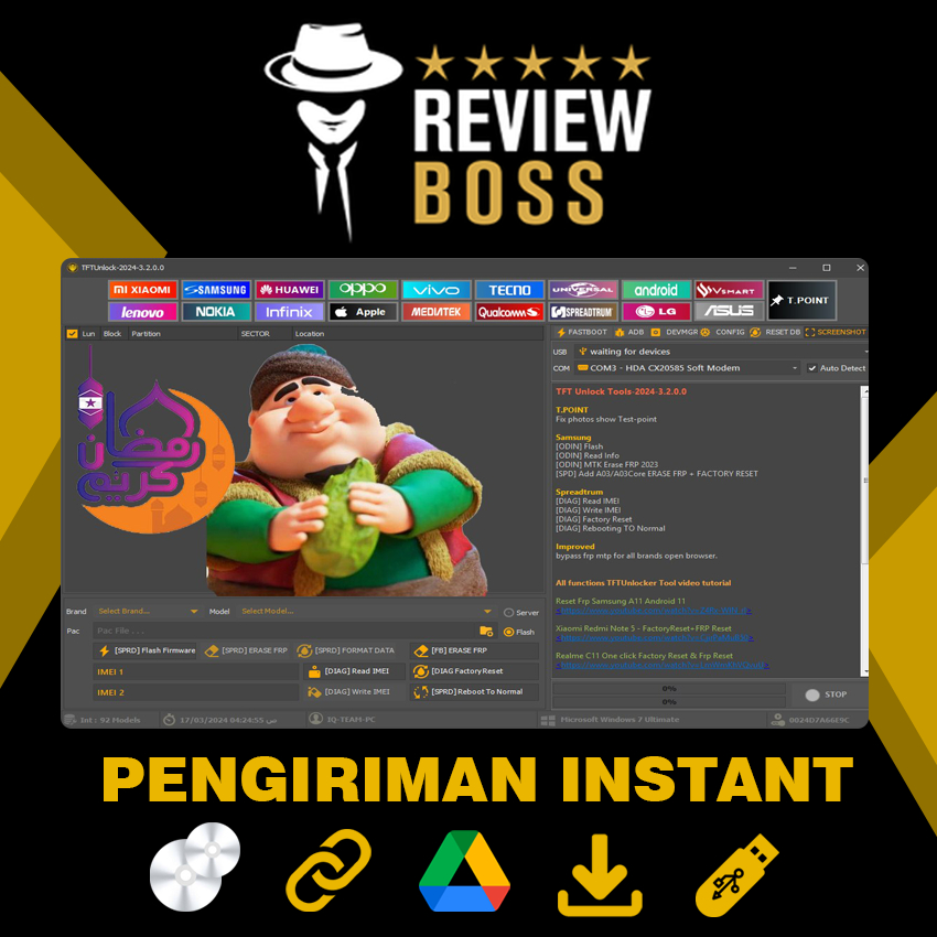 Jual PROGRAM SERVIS HP ANDROID TFT UNLOCK TOOLS SERVICE FLASH FIRMWARE ...