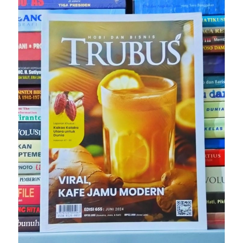 Jual Majalah TRUBUS edisi 655 Juni 2024 : Viral, Kafe Jamu Modern (new ...