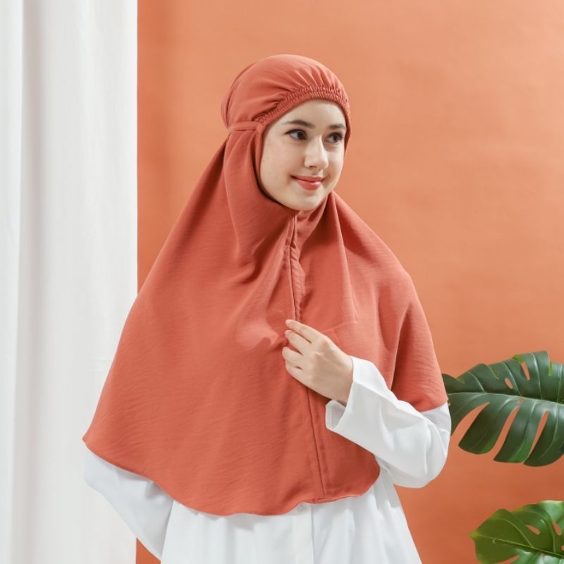 Jual Jilbab Instan Bergo Maryam Crinkle Airflow Premium | Hijab Crinkle ( Kerut ) | Shopee Indonesia