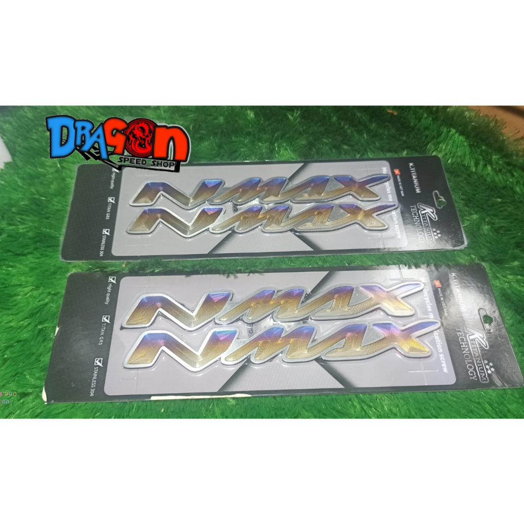 Jual Emblem logo titanium yamaha nmax original vietnam gr5 | Shopee ...