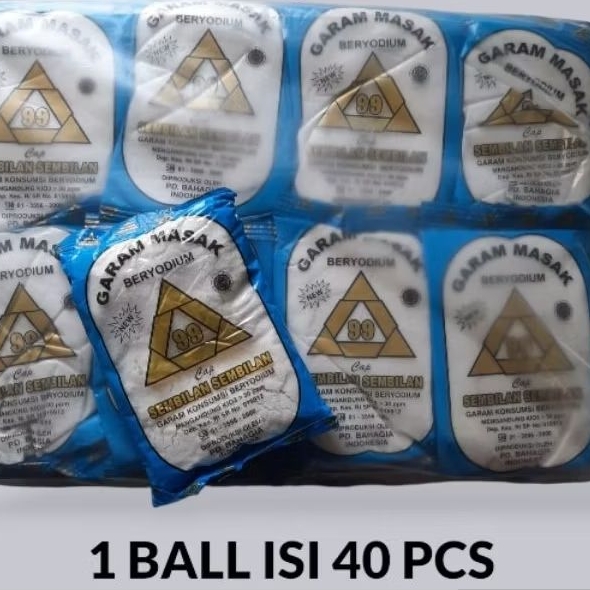 Jual 1 BALL Garam masak isi 40 pcs @150g. | Shopee Indonesia