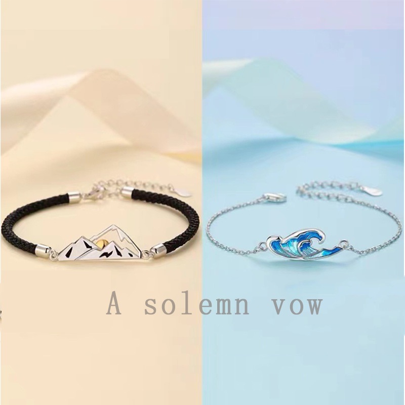Jual Sweetyland Gelang Couple Pasangan Sea&Mountain Couple Bracelate ...