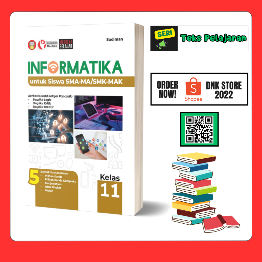 Jual Buku Informatika Kelas 11 SMA Paket Kurikulum Merdeka | Shopee ...