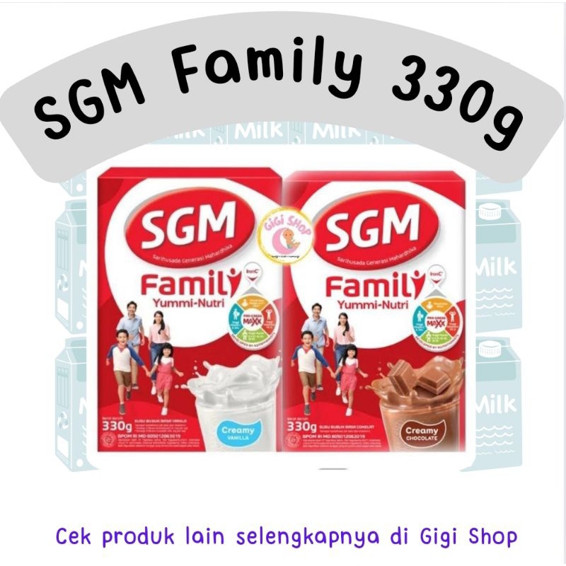 Jual SGM Family Yummy Nutri 330 gr - Susu Nutrisi Keluarga rasa Vanilla ...