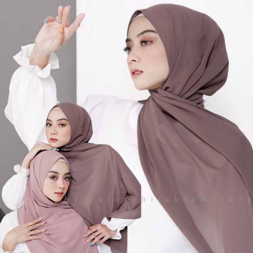 Jual PASMINA CERUTY BABY DOLL/PASHMINA CERUTY PREMIUM/PASMINA BABYDOLL JUMBO 200X75CM HIJAB ...