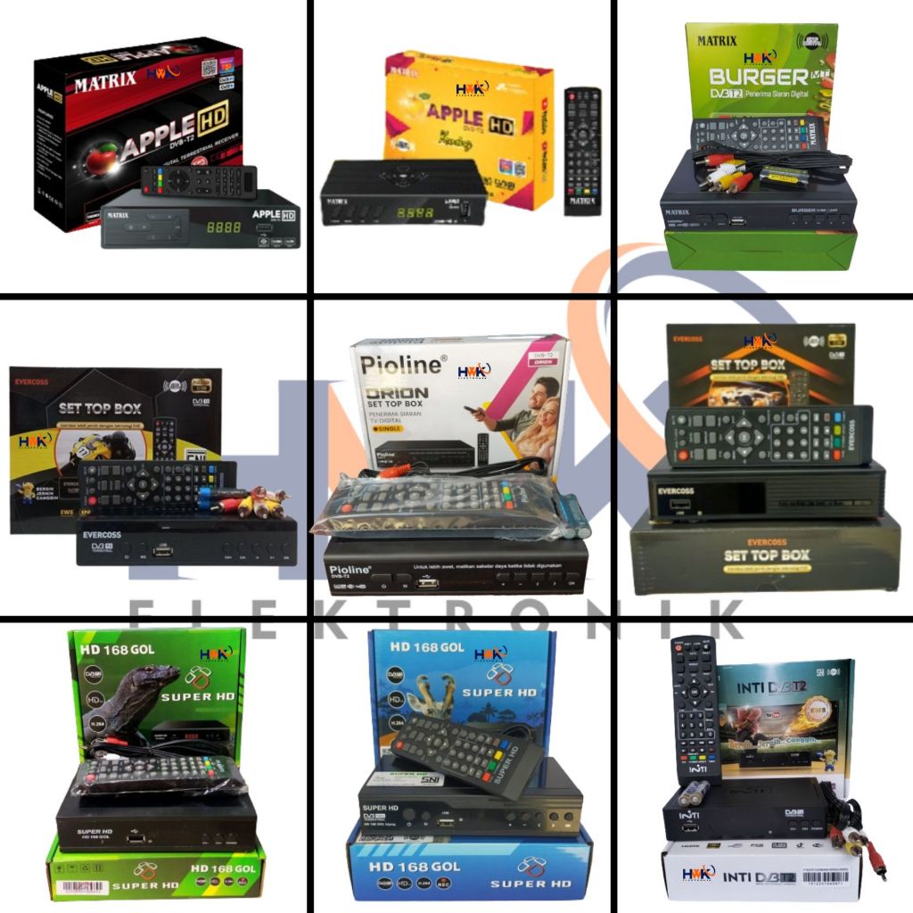 Jual STB TV DIGITAL SET TOP BOX RECEIVER TV DIGITAL DVB T2 SUPER HD ...