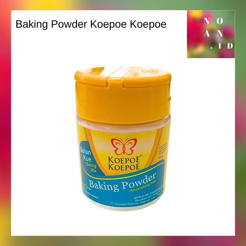 Jual Baking powder kopoe kupu 45 gram / pengembang kue | Shopee Indonesia