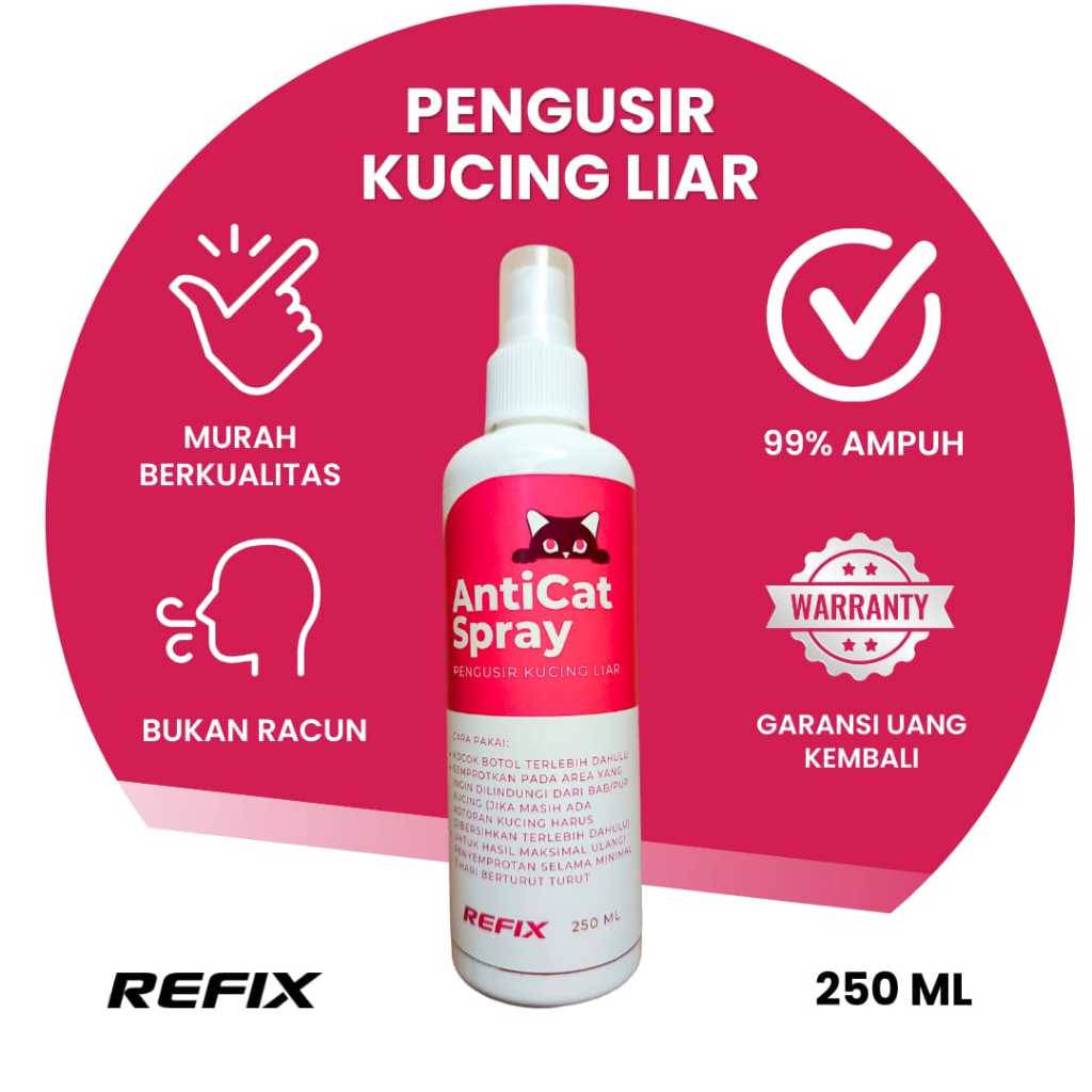 Jual Spray Pengusir Kucing Liar 250ml Berak Pipis Sembarangan Cat ...