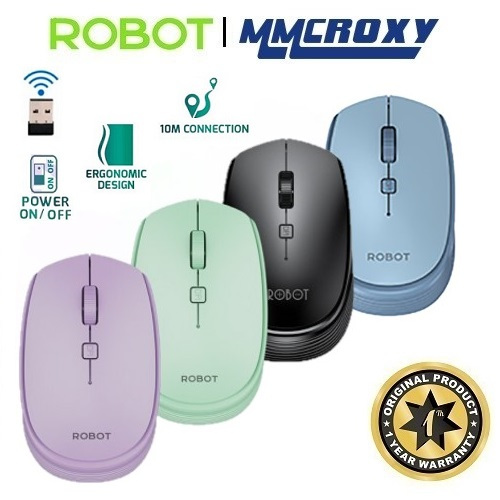 Jual Robot M205 Mouse Wireless Optical 2.4Ghz 1600DPI | Shopee Indonesia