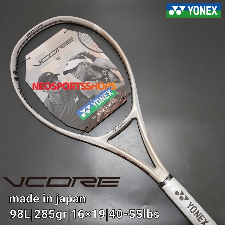 Jual Raket Tenis Yonex Vcore 98L 98 L Sand Beige 285 gram 2024 Original Japan | Shopee Indonesia