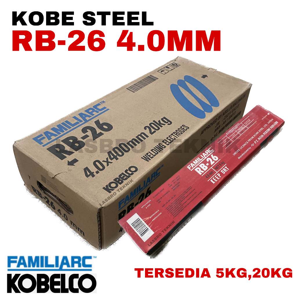 Jual Kawat Las KOBE RB-26 4mm 5mm E6013 KOBELCO 6013 RB26 4mm 5mm | Shopee Indonesia